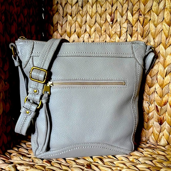 The Sak | Bags | The Sak Collection Grey Leather Shoulder Bag Purse ...